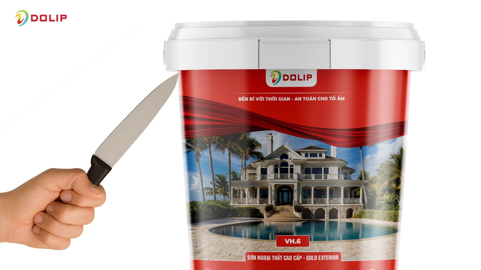 Hướng Dẫn Cách Mở Thùng Sơn Dolip Đơn Giản Nhanh Chóng